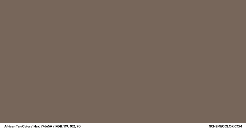African Tan Color - Colors - SchemeColor.com