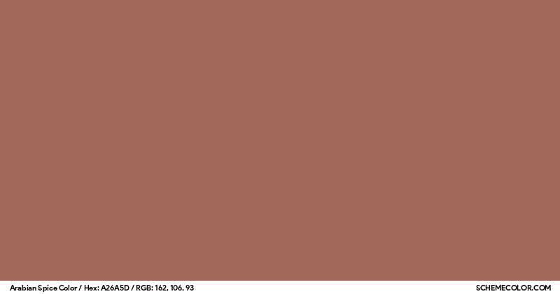 Arabian Spice Color - Colors - SchemeColor.com