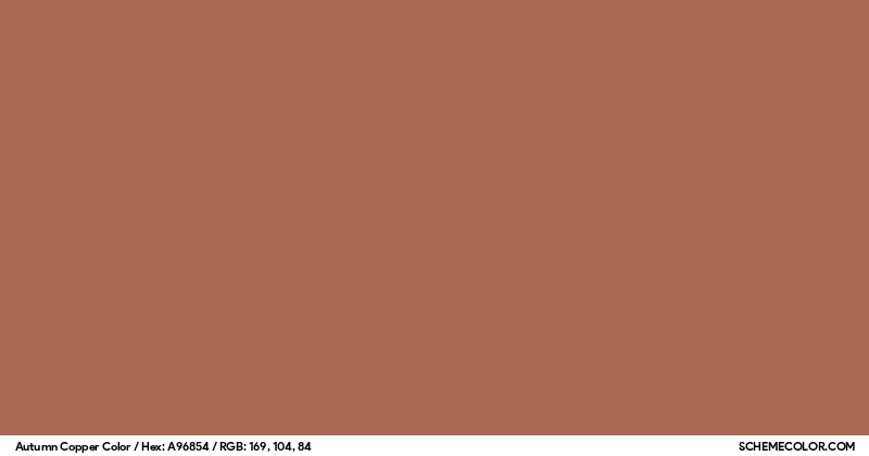 Autumn Copper Color - Colors - SchemeColor.com