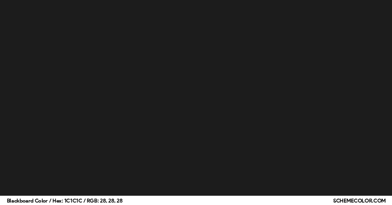 Blackboard Color - Colors - SchemeColor.com