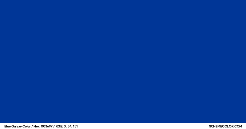 Blue Galaxy Color - Colors - SchemeColor.com