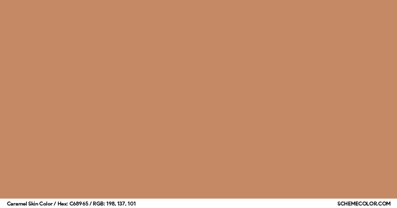 Caramel Skin Color - Colors - SchemeColor.com