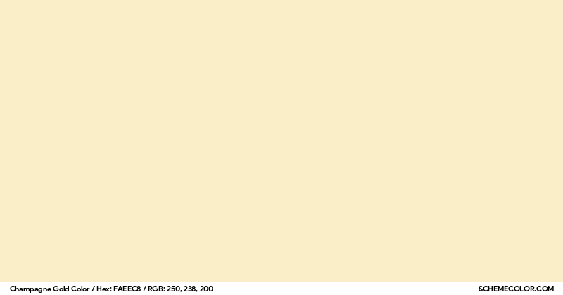 Champagne Gold Color - Colors - SchemeColor.com