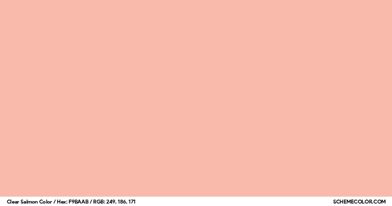 Clear Salmon Color - Colors - SchemeColor.com