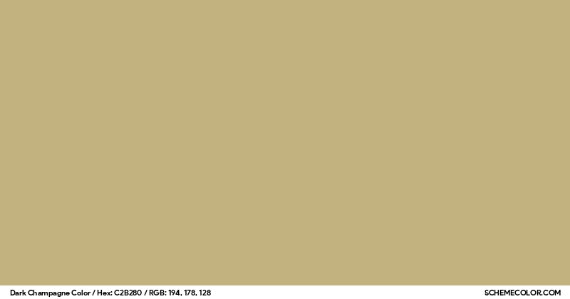 Dark Champagne Color - Colors - SchemeColor.com