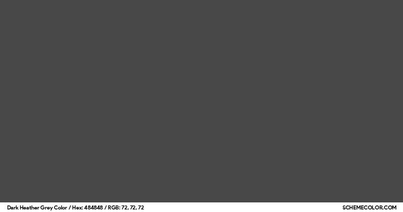 Dark Heather Grey Color - Colors - SchemeColor.com