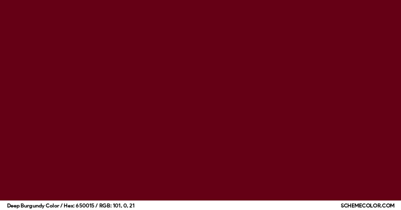 Deep Burgundy Color - Colors - SchemeColor.com