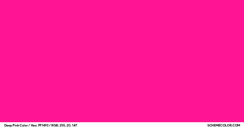 Deep Pink Color - Colors - SchemeColor.com