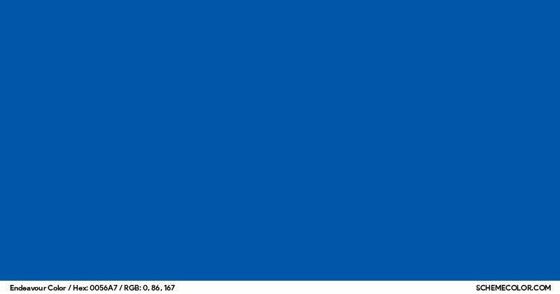 Endeavour Color - Colors - SchemeColor.com