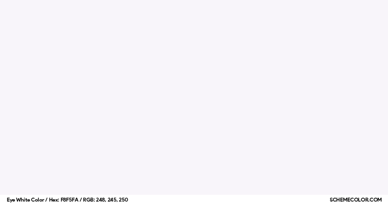 Eye White Color - Colors - SchemeColor.com