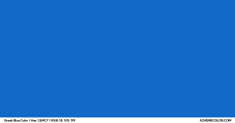 Greek Blue Color - Colors - SchemeColor.com