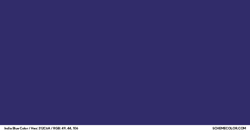 India Blue Color - Colors - SchemeColor.com