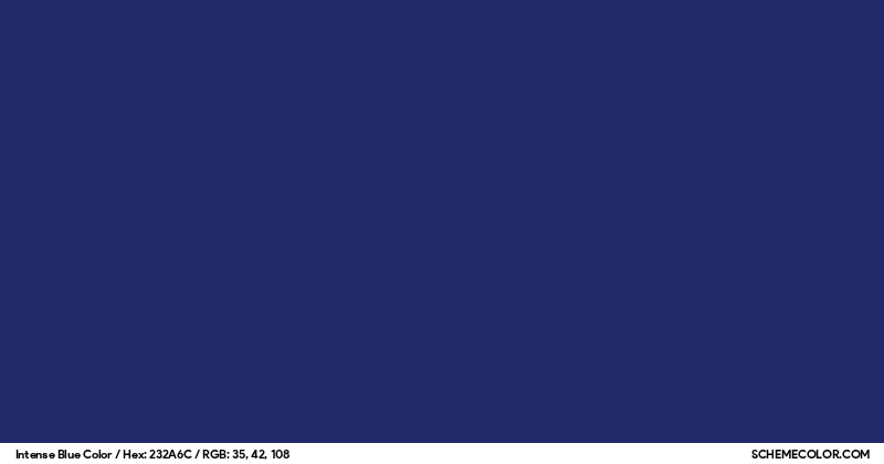 Intense Blue Color - Colors - SchemeColor.com