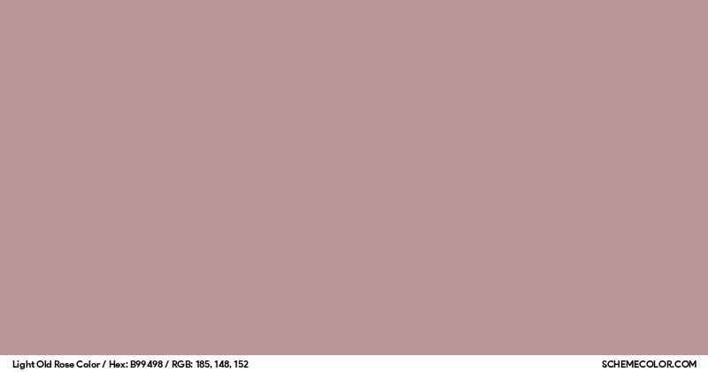 Light Old Rose Color - Colors - SchemeColor.com