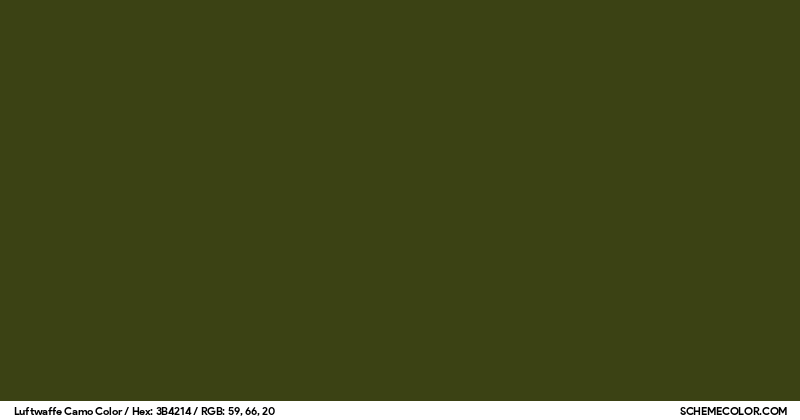 Luftwaffe Camo Color - Colors - SchemeColor.com