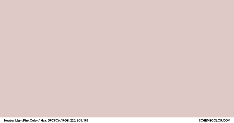 Neutral Light Pink Color - Colors - SchemeColor.com