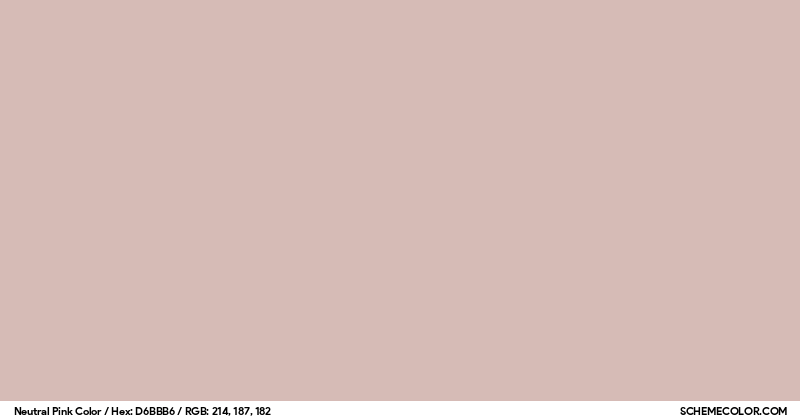 Neutral Pink Color - Colors - SchemeColor.com
