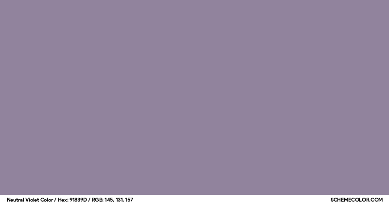 Neutral Violet Color - Colors - SchemeColor.com