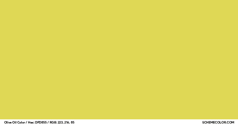Olive Oil Color - Colors - SchemeColor.com