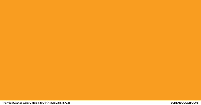 Perfect Orange Color - Colors - SchemeColor.com