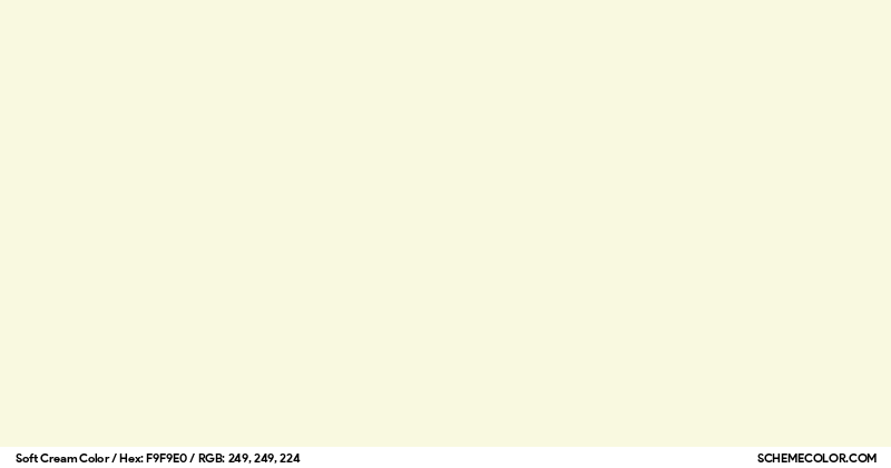 Soft Cream Color - Colors - SchemeColor.com