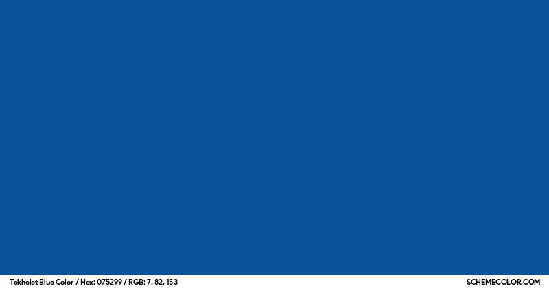 Tekhelet Blue Color - Colors - SchemeColor.com