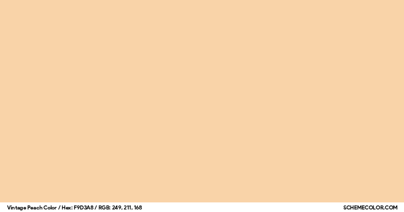 Vintage Peach Color - Colors - SchemeColor.com