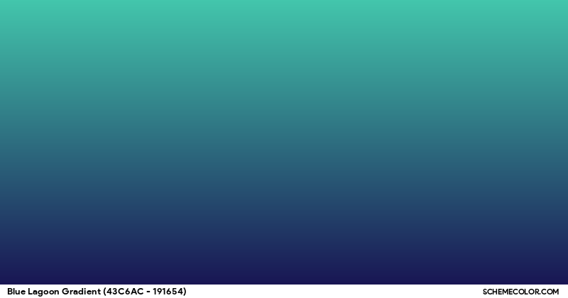 Blue Lagoon - Gradients - SchemeColor.com