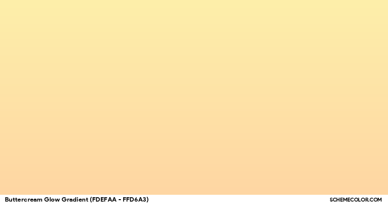 Buttercream Glow - Gradients - SchemeColor.com