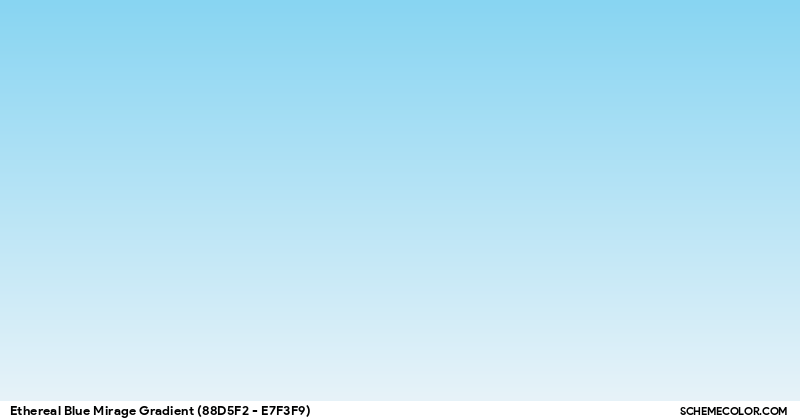 Ethereal Blue Mirage - Gradients - SchemeColor.com