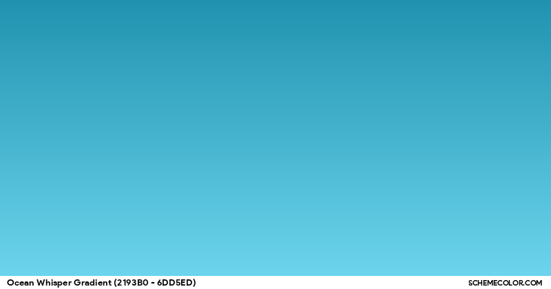 Ocean Whisper - Gradients - SchemeColor.com