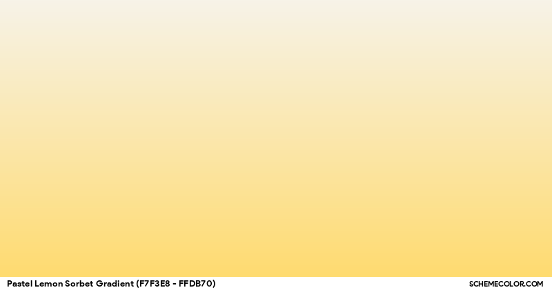 Pastel Lemon Sorbet - Gradients - SchemeColor.com