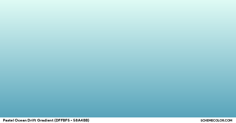 Pastel Ocean Drift - Gradients - SchemeColor.com