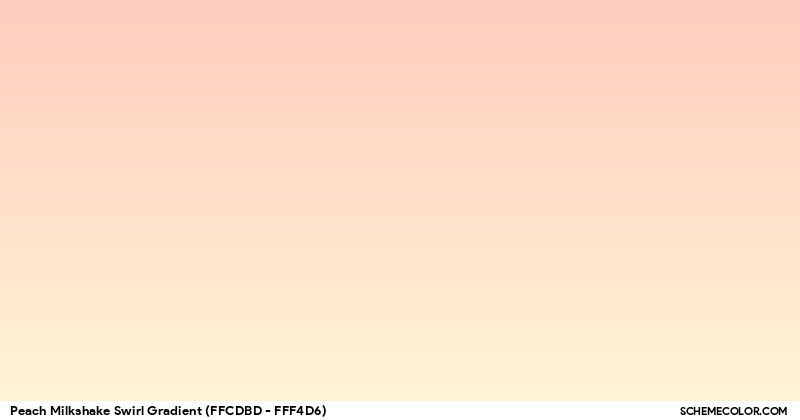 Peach Milkshake Swirl - Gradients - SchemeColor.com