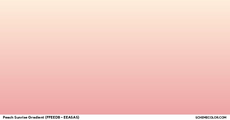 Peach Sunrise - Gradients - SchemeColor.com