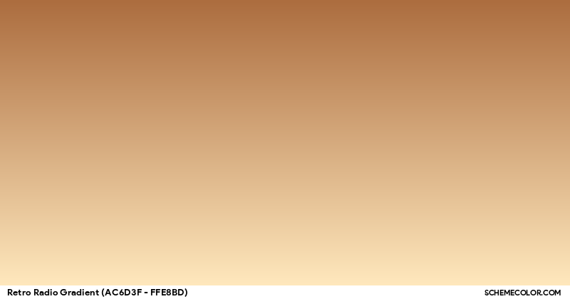 Retro Radio - Gradients - SchemeColor.com