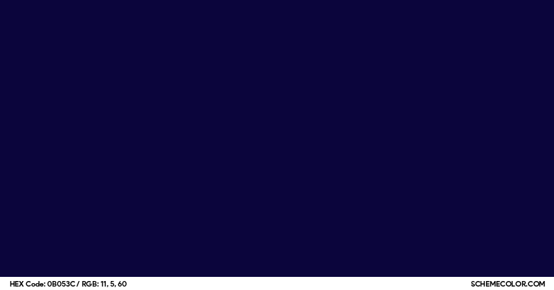 #0B053C Hex Color Code - SchemeColor.com