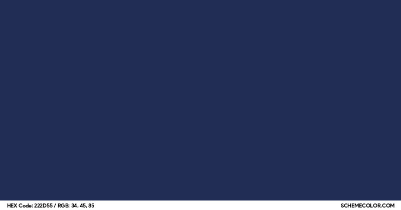 #222D55 Hex Color Code - SchemeColor.com