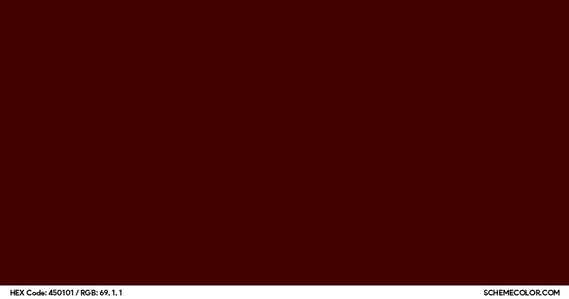 #450101 Hex Color Code - SchemeColor.com