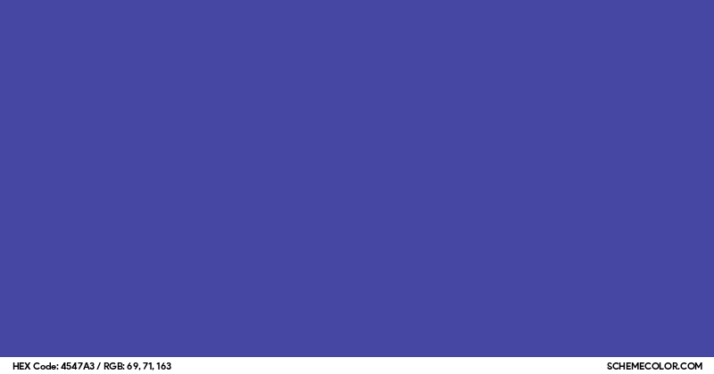 #4547A3 Hex Color Code - SchemeColor.com