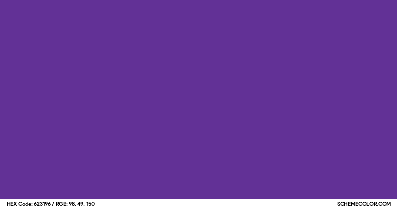 #623196 Hex Color Code - SchemeColor.com
