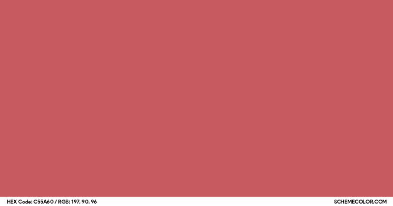 #C55A60 Hex Color Code - SchemeColor.com