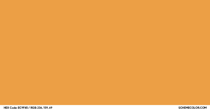 #EC9F45 Hex Color Code - SchemeColor.com