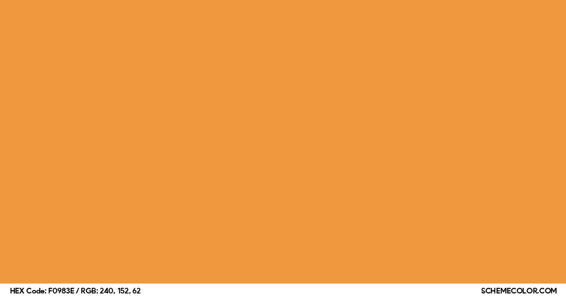 #F0983E Hex Color Code - SchemeColor.com
