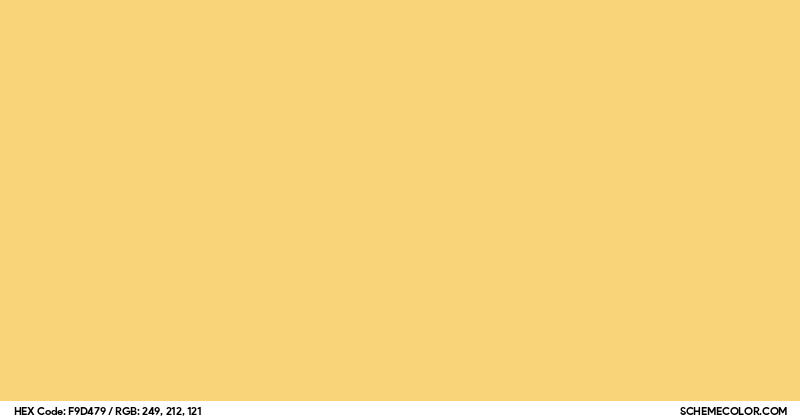 #F9D479 Hex Color Code - SchemeColor.com