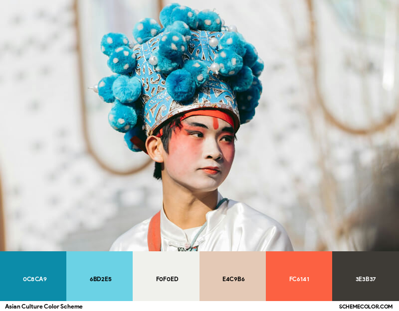 Asian Culture Color Scheme - Image Color Palettes - SchemeColor.com