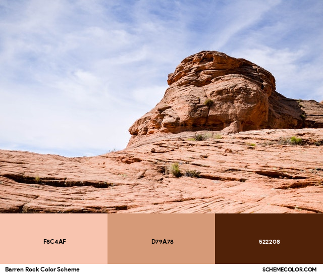 Barren Rock Color Scheme - Image Color Palettes - SchemeColor.com
