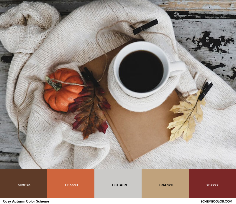 Cozy Autumn Color Scheme - Image Color Palettes - SchemeColor.com