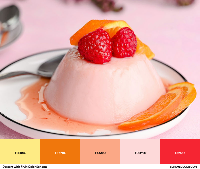 Dessert with Fruit Color Scheme - Image Color Palettes - SchemeColor.com