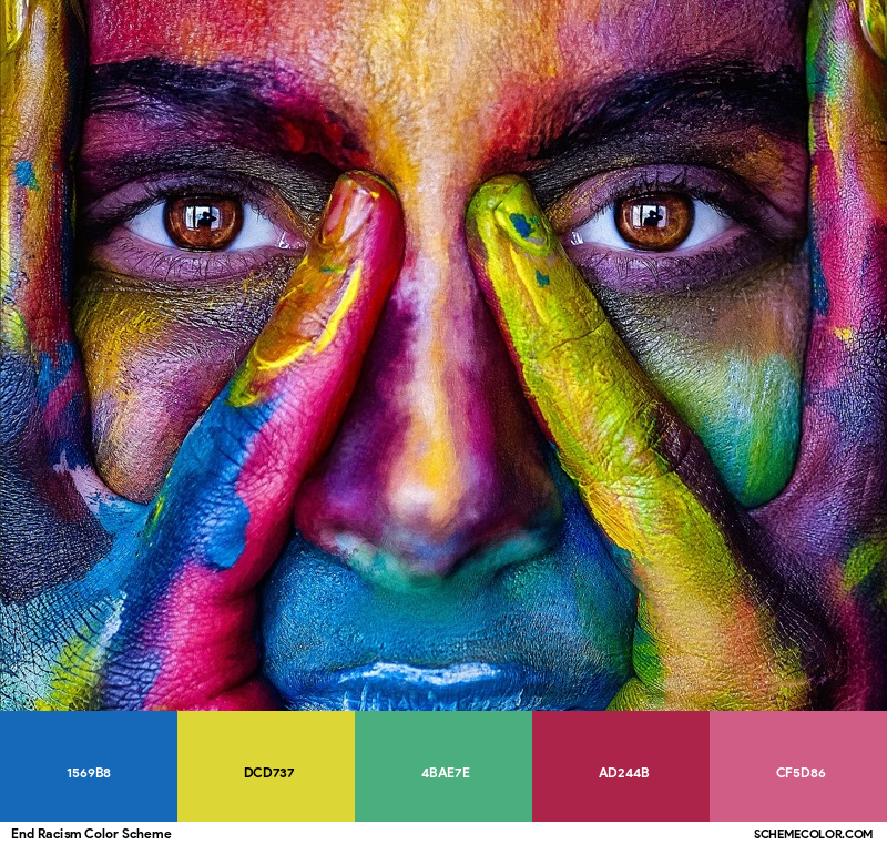 End Racism Color Scheme - Image Color Palettes - SchemeColor.com